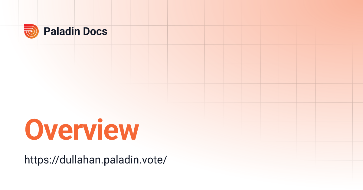 Overview | Paladin Docs